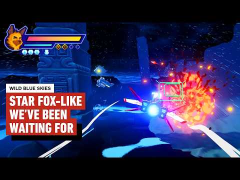 A True Star Fox 64 Spiritual Successor - Wild Blue Skies Gameplay