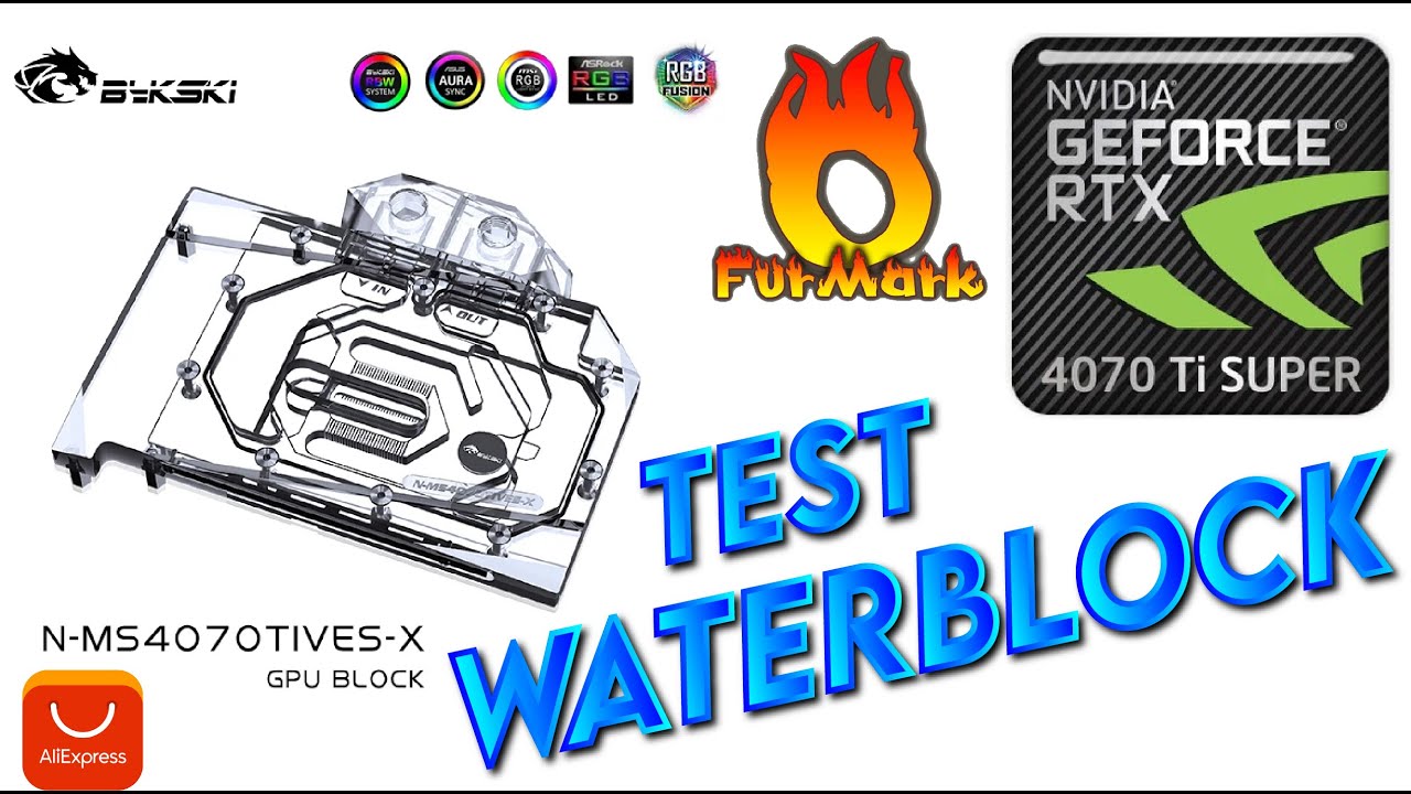 RTX 4070 Ti/ Ti Super Aliexpress Waterblock - Worth It? - YouTube