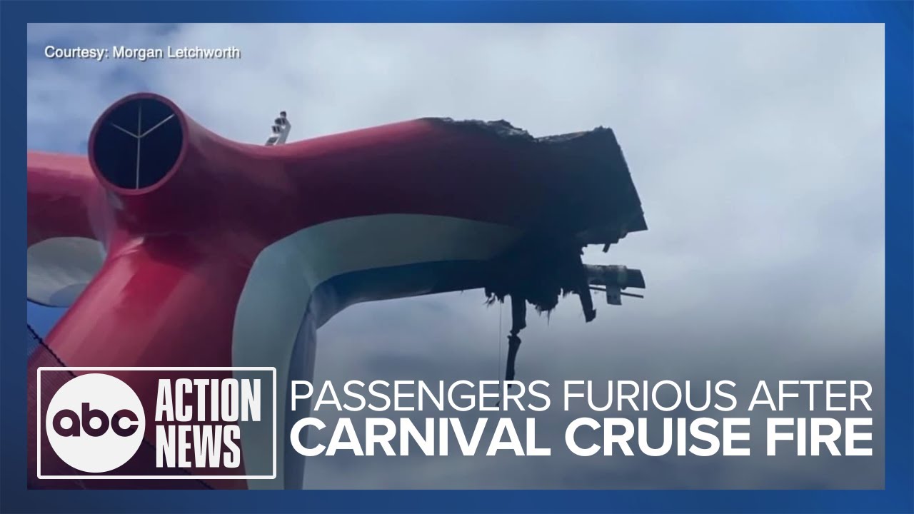 Passengers angry over how Carnival cruise fire has been handled - YouTube