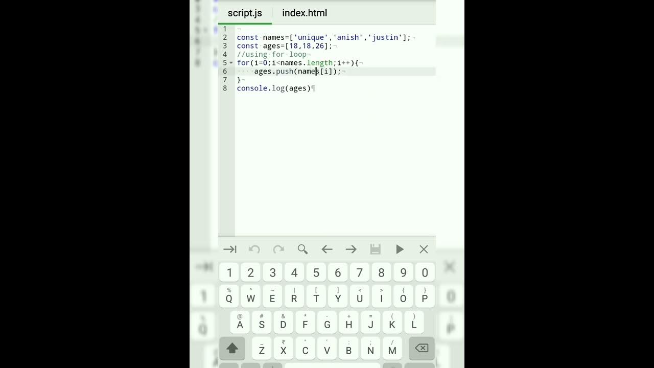 Merging Arrays Using For Loop | Merge Arrays In Js - YouTube