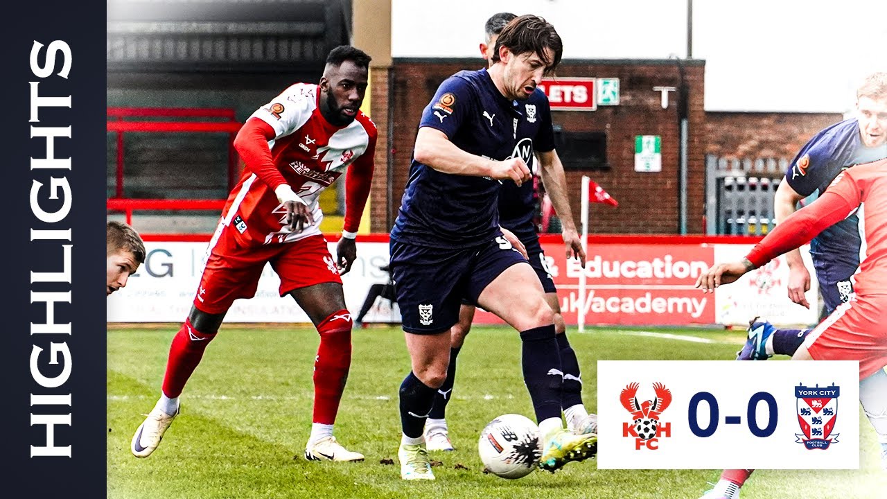 📺 Match Highlights | Kidderminster Harriers 0-0 York City | 2023-24 ...