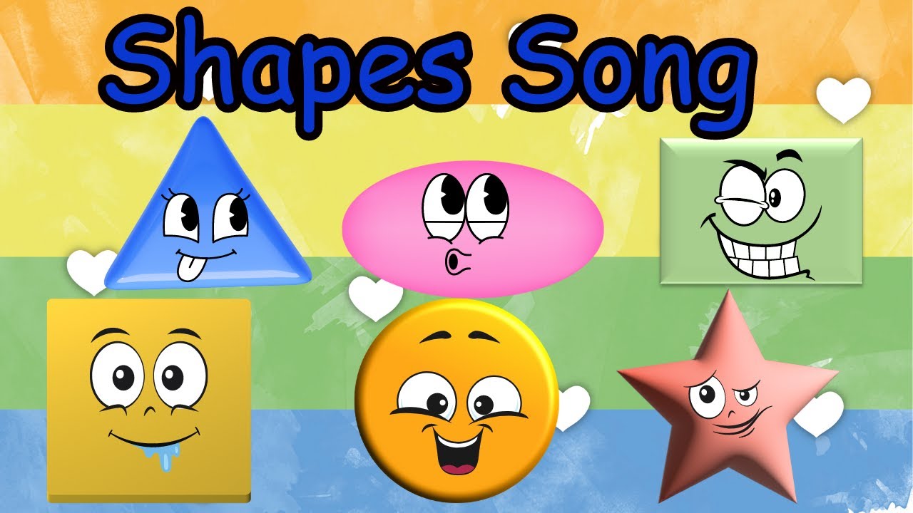 Shapes song | shapes rhymes | we are shapes | Nursery Rhymes for kids ...