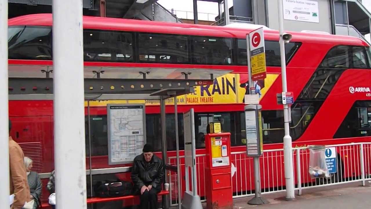 BORIS BUS NEW ROUTEMASTER LT3 AT LONDON VICTORIA 170513 - YouTube