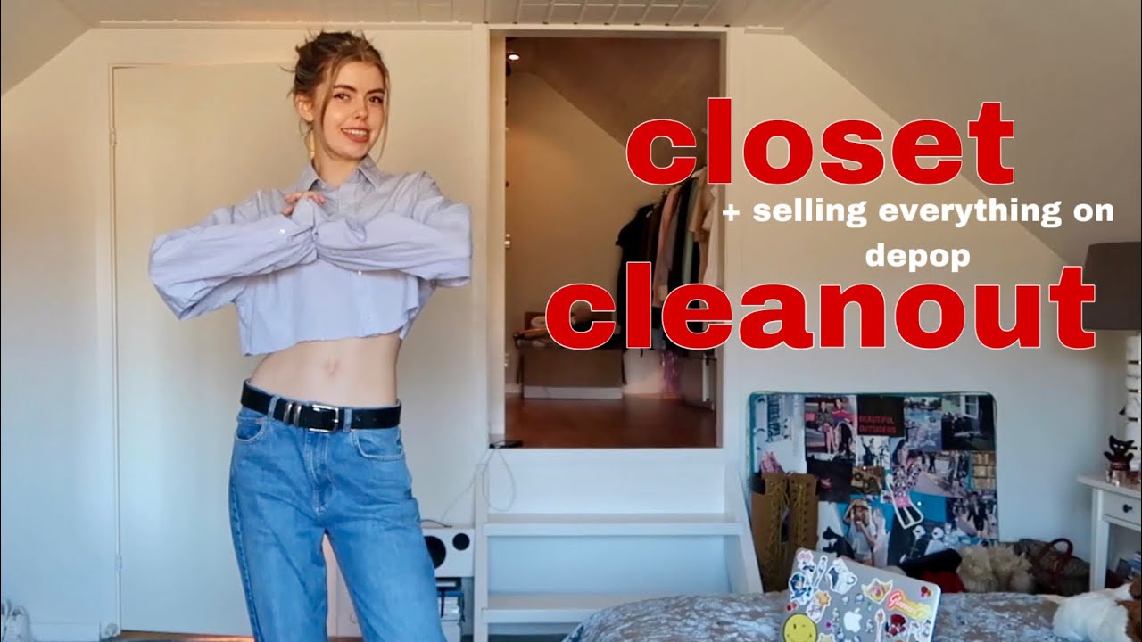 CLOSET CLEANOUT - vlog, chat with me while I go through my closet ...
