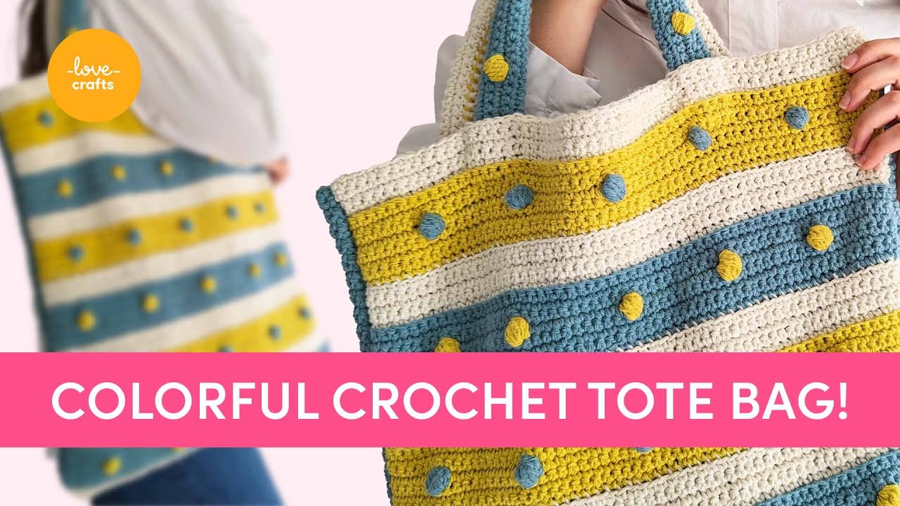Crochet an ECO-FRIENDLY tote bag, using recycled cotton yarn! - YouTube