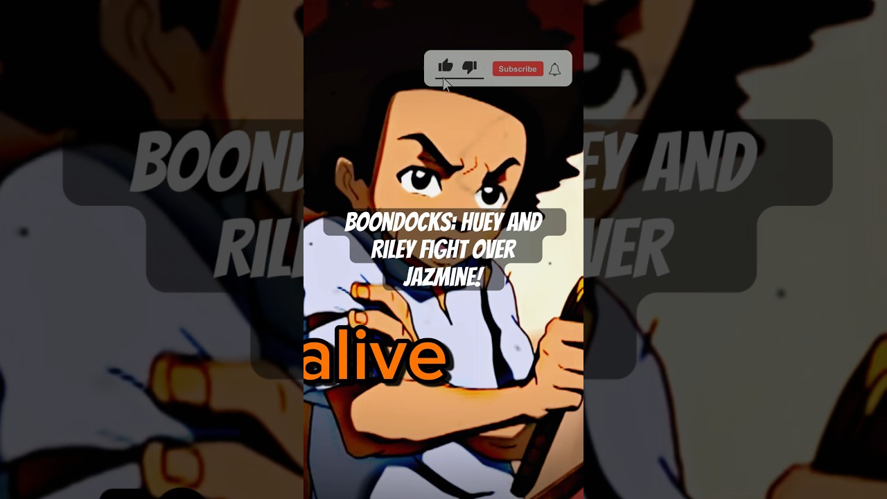 Boondocks: Huey and Riley Fight Over Jazmine! #boondocks #edit #shorts ...