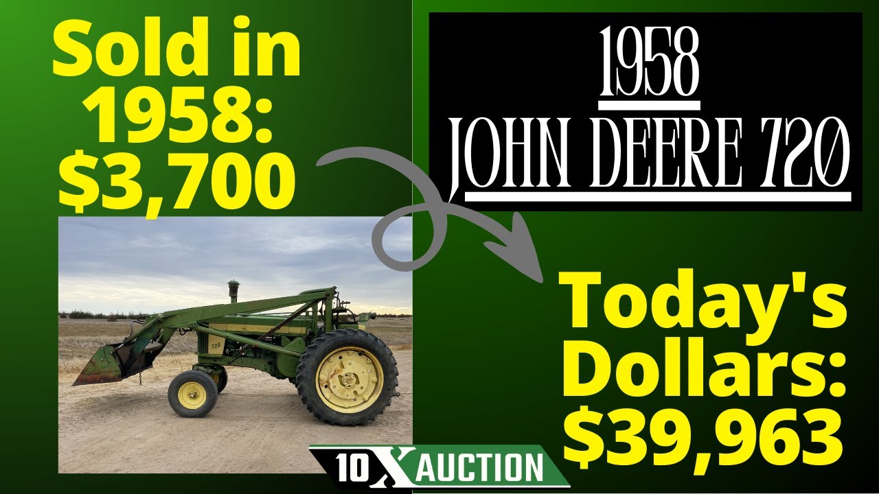 JOHN DEERE 720 Tractor (1958) 10X AUCTION AuctionTime/TractorHouse ...