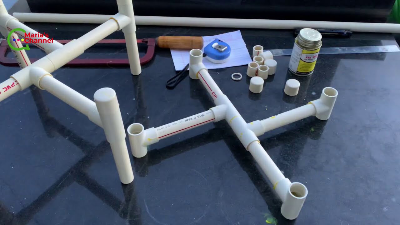 How to make Plant Stand with CPVC Pipe / CPVC पाइप के साथ प्लांट स्टैंड ...