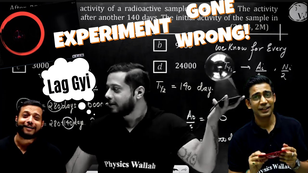 Experiment Gone Wrong 😲! -Rajwant Live Class😎 |Amit Mahajan Sir Spam in ...