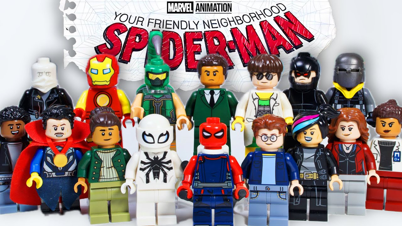 BUILDING LEGO FRIENDLY NEIGHBORHOOD SPIDER-MAN ALL MAIN CHARACTERS!!! 🕷 ...