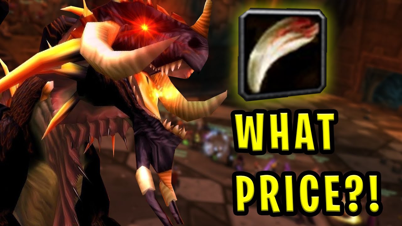 Cheapest DFT in BWL GDKP?! | Classic WoW Warrior - YouTube
