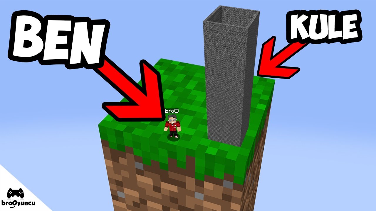 MİNECRAFT SKY KULEDEN KAÇIŞ #6 - YouTube