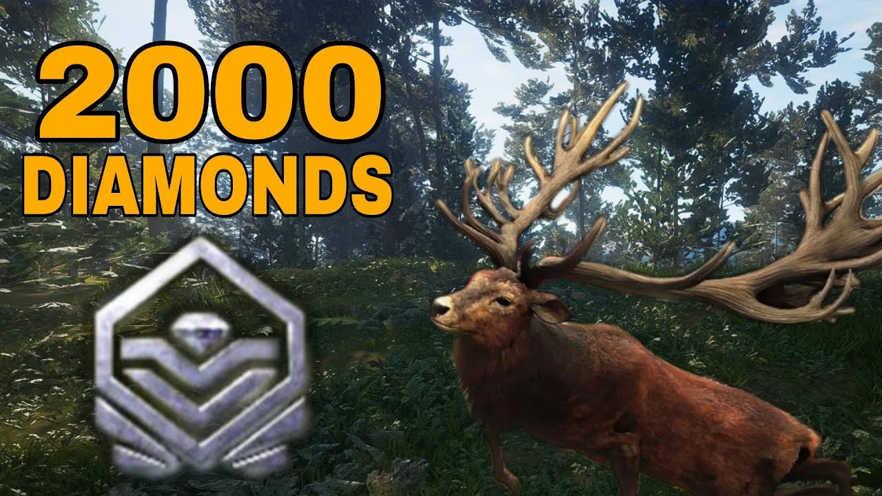 My 2000th Diamond! The Hunter Call of the Wild - YouTube
