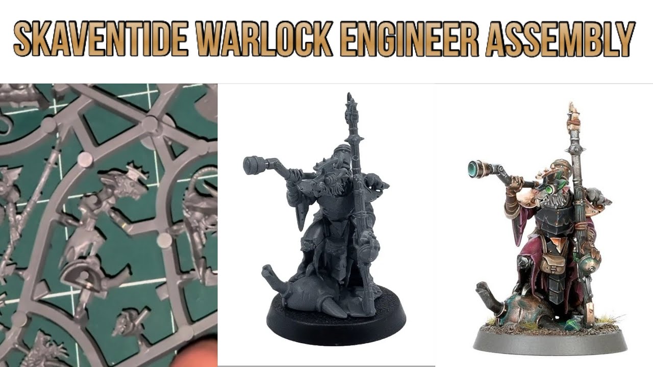 Skaventide Warlock Engineer Assembly. Warhammer Age of Sigmar Skaven ...