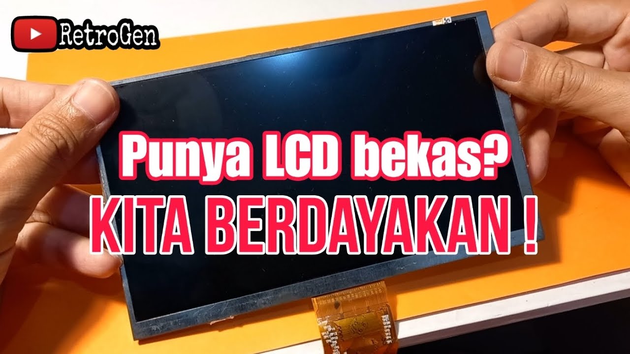 Recycling an old LCD ~ Monitor dari LCD bekas tablet pc - YouTube