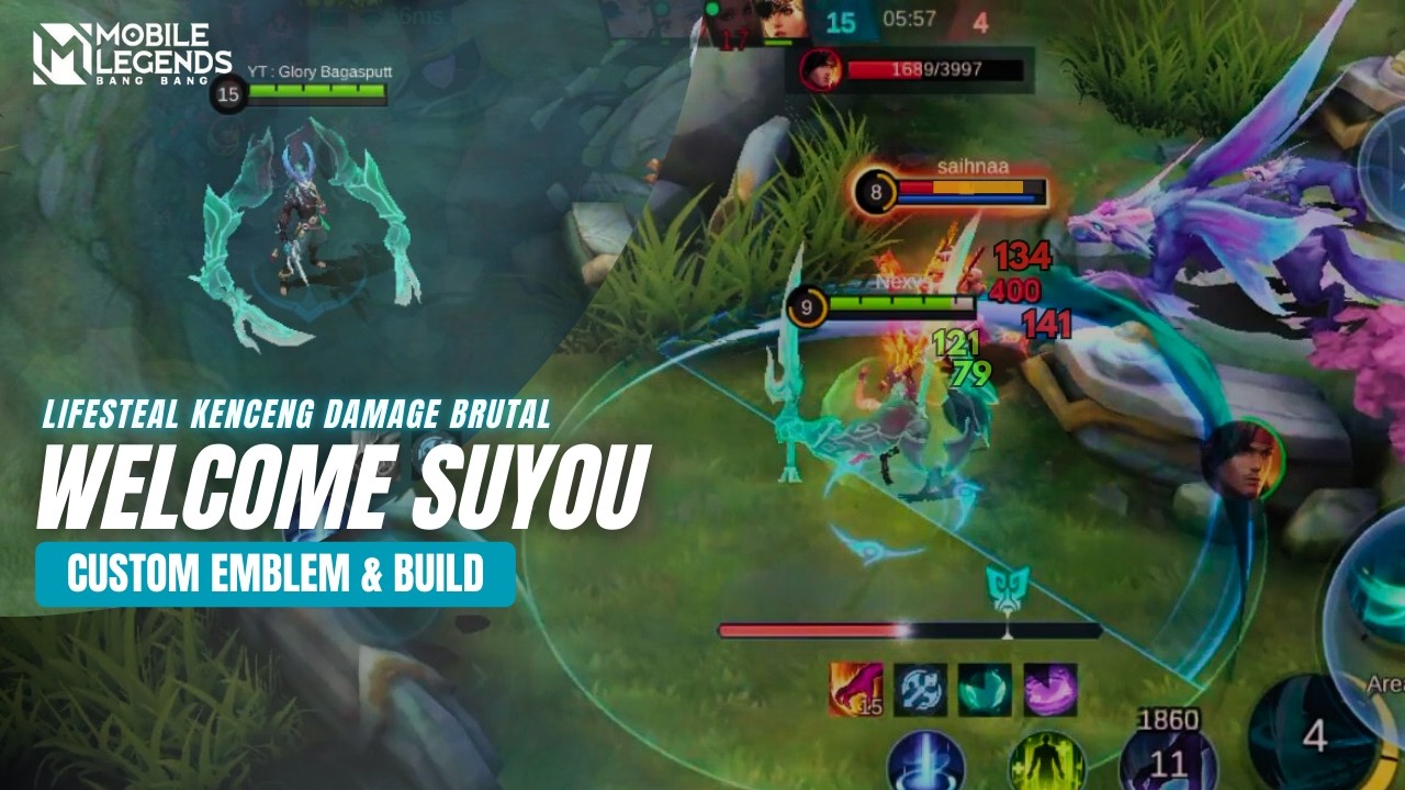 WELCOME NEW HERO!! SUYOU BUILD FULL DAMAGE - MOBILE LEGENDS - YouTube
