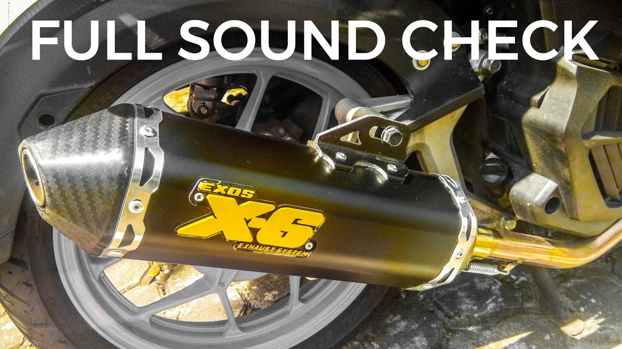 Exos X6 Full Sound Check on Honda Click 125i! - YouTube
