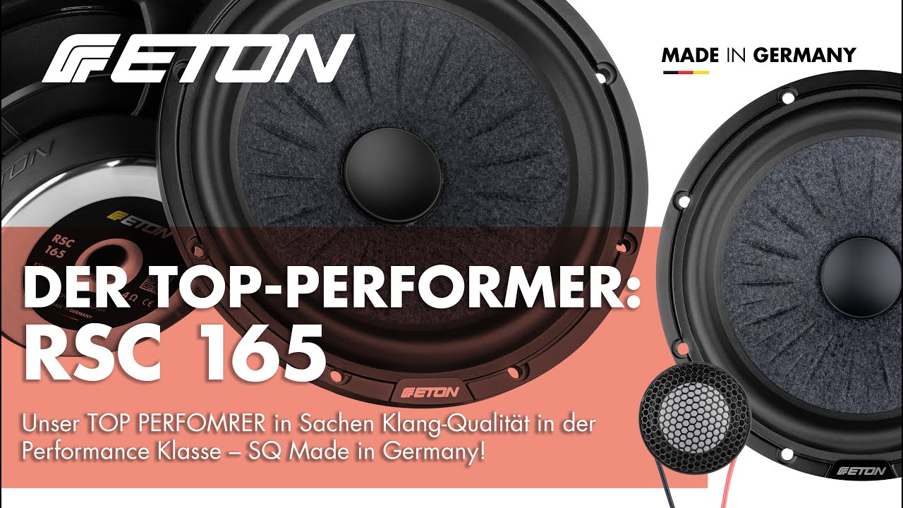 Unser Top-Performer ETON RSC 165 2-Wege 165 mm Auto-Lautsprechersystem ...