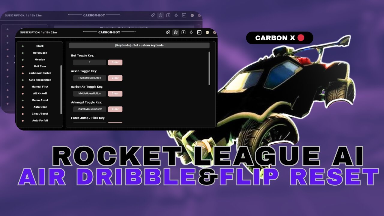 NEW ROCKET LEAGUE BOT THAT CAN FLIP RESET!! | CarbonX - YouTube