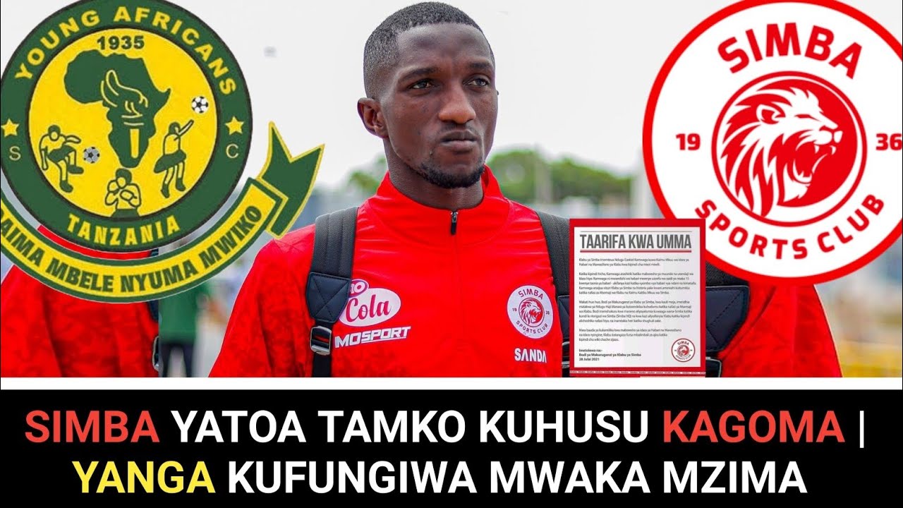 SIMBA SC YATOA TAMKO KUHUSU KAGOMA YANGA KUFUNGIWA KWA KUGUSHI #yanga # ...