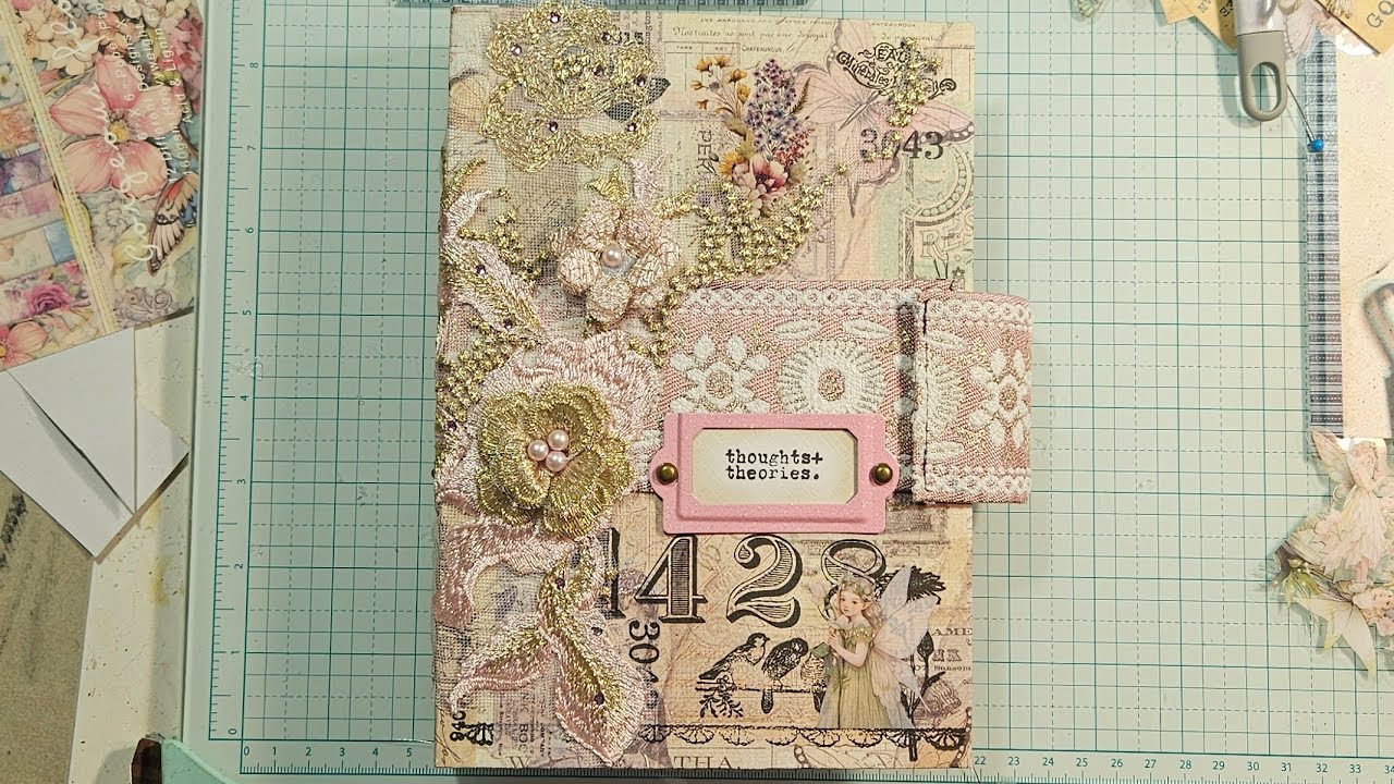 PINK JOURNAL - Episode 1 - Creating a journal cover from scratch using ...