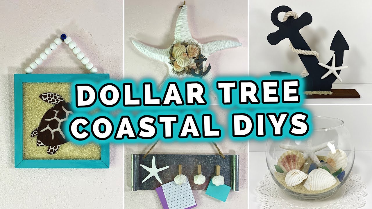 5 NEW Brilliant Dollar Tree Coastal Decor DIYs You Need To Try This ...