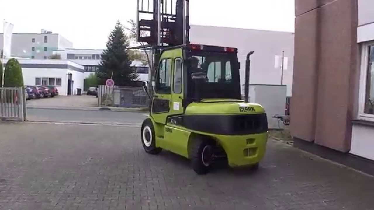 Clark Diesel Stapler 5to Demo2013 - YouTube