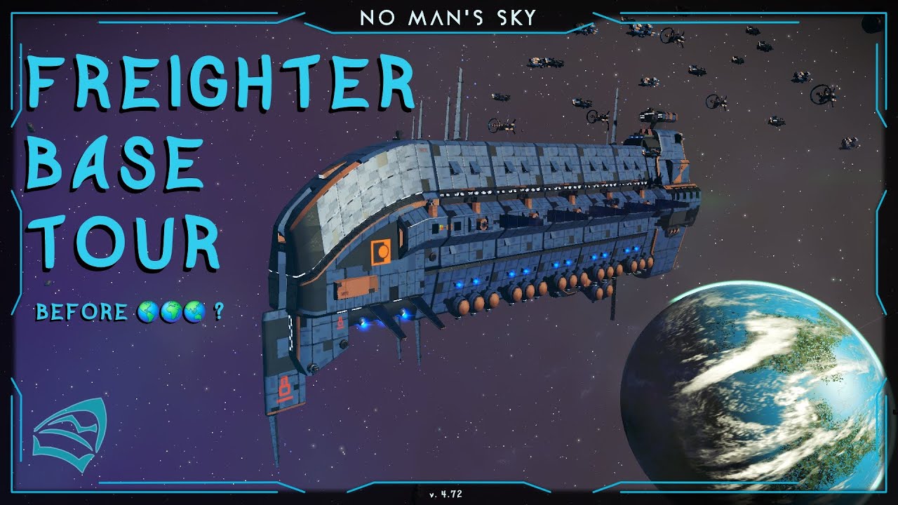 Immersive Freighter Base Layout Tour | No Man's Sky - Adrift (v4.72 ...