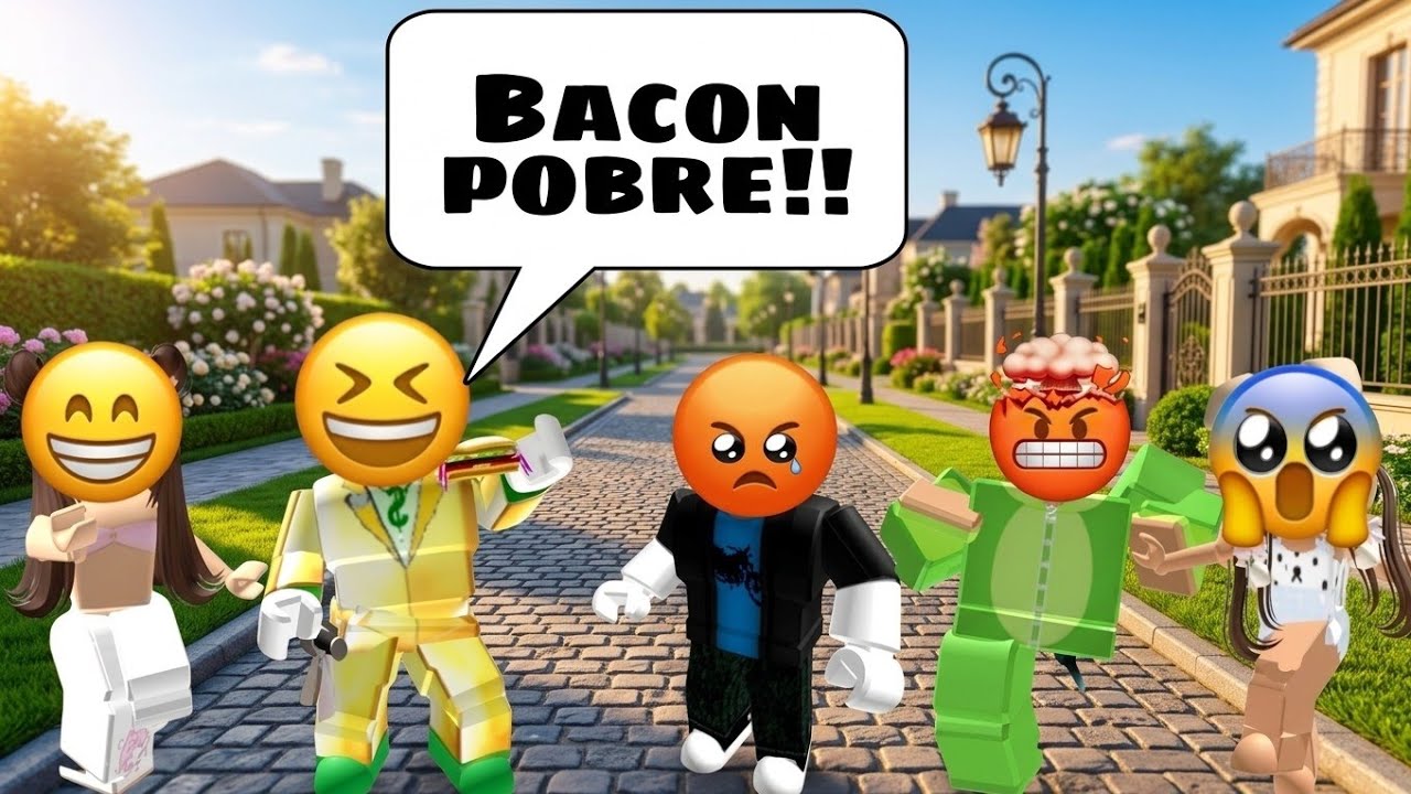 HISTÓRIA ROBLOX - O bacon pobre humilhado que ficou rico no Roblox ...