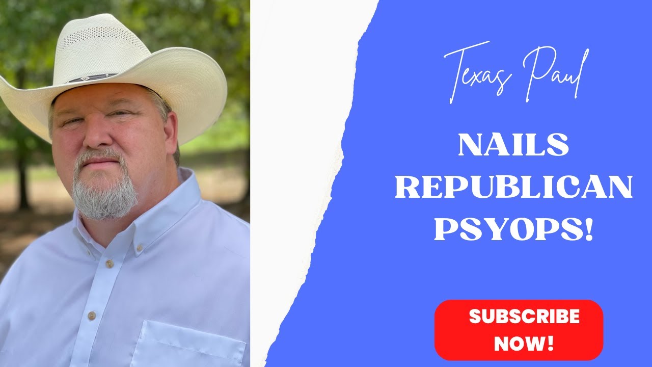 Texas Paul takes on the psychological warfare against Christians by ...