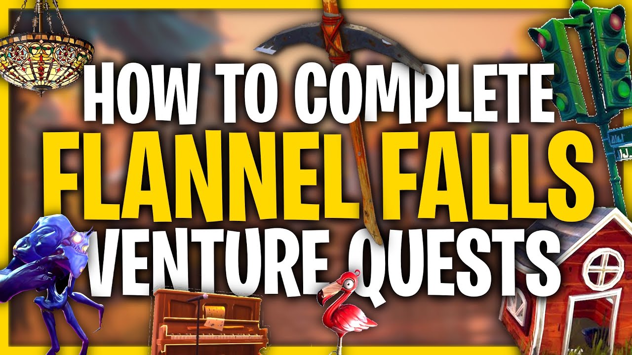 Complete Guide to Flannel Falls Venture Quests - YouTube