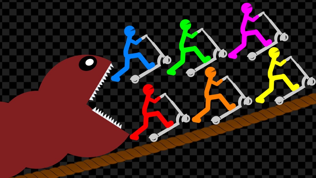 Survival Scooter Race - Escape From Dangerous Worm - YouTube