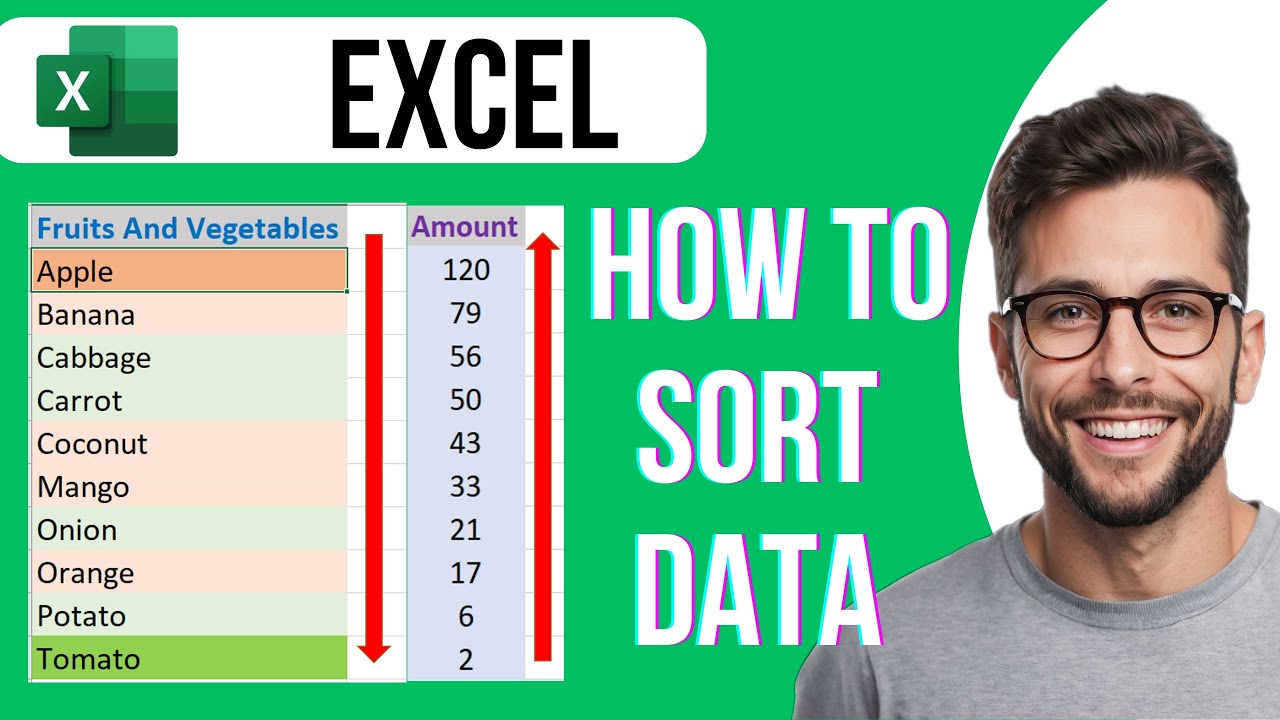How To Sort Data In Excel (with three ways) - YouTube