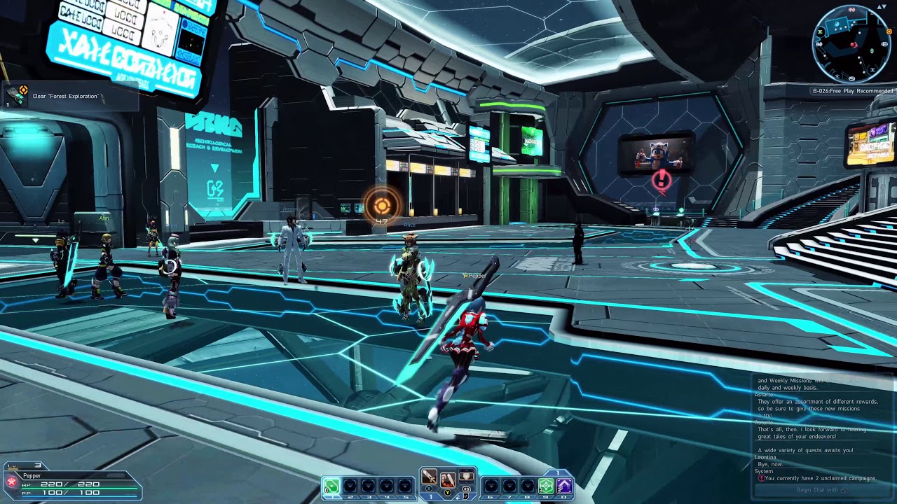 Phantasy Star Online 2 Beta - Walkthrough 3 - An Encounter with Xion ...
