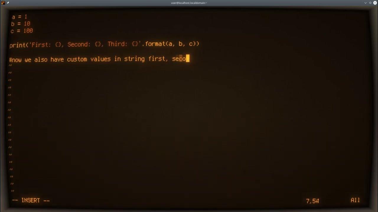 Python ASMR - Simple String Formatting - No Talking - YouTube