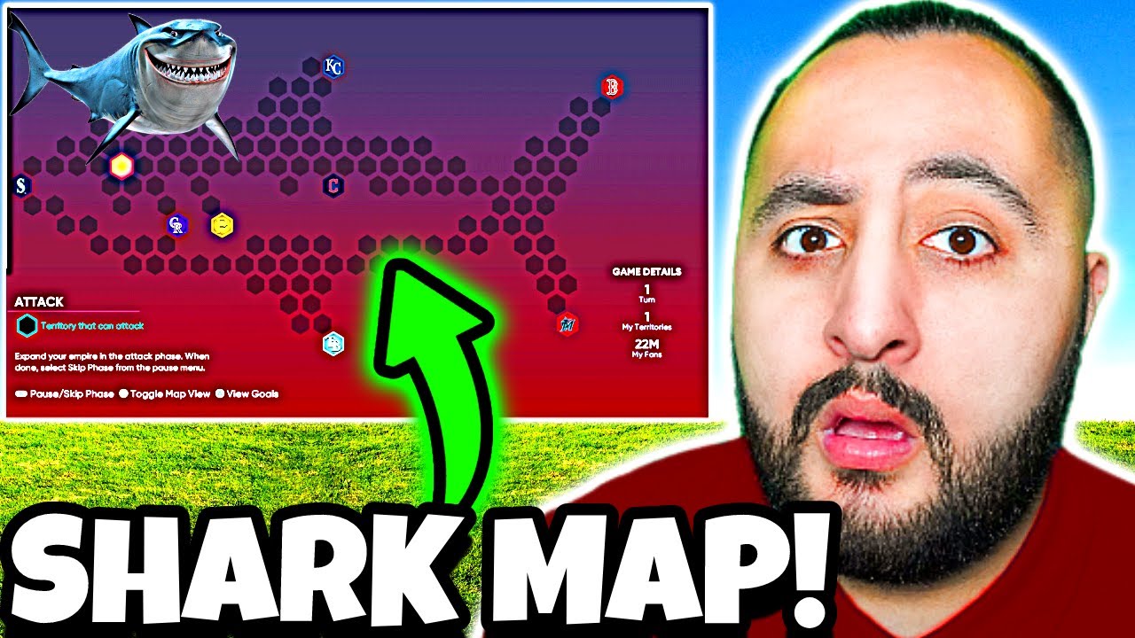 SHARK MAP RETURNS! *LOADED* Conquest Map Coming to MLB The Show 22 This ...