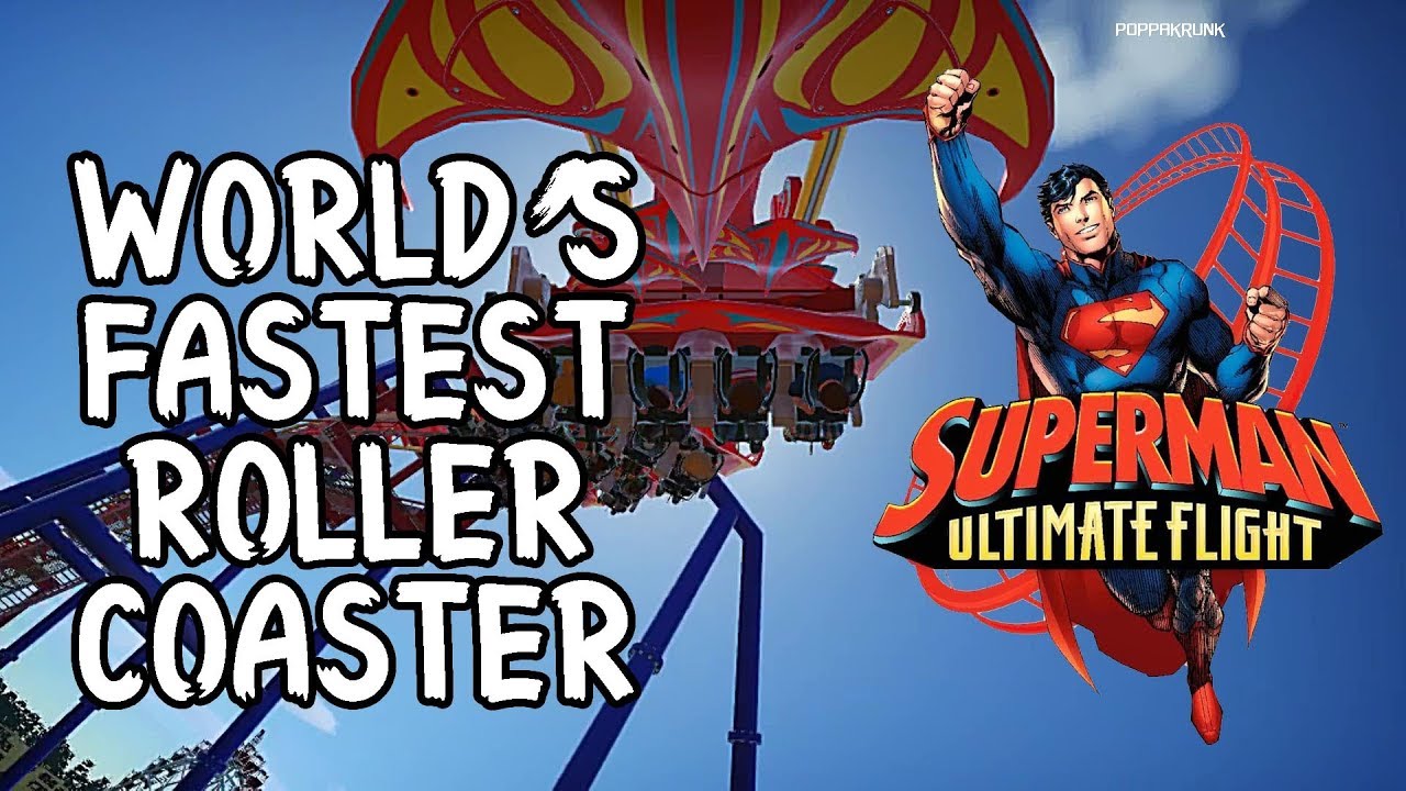 Planet Coaster: Superman Ultimate Flight | Worlds Fastest Roller ...