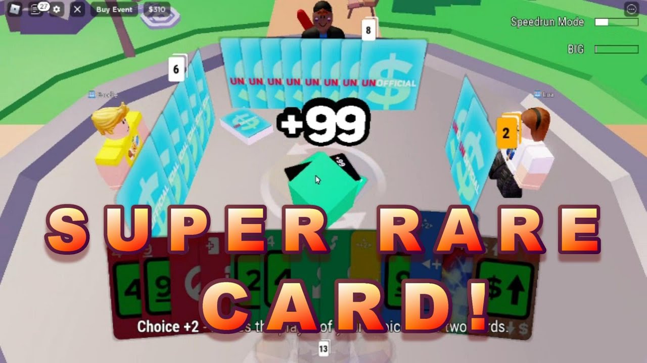 I got the +99 CARD in not Roblox UNO! - YouTube