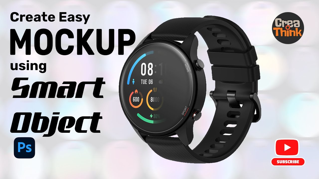 How to Create Easy MOCKUP using Smart Object #creathink #photoshop # ...
