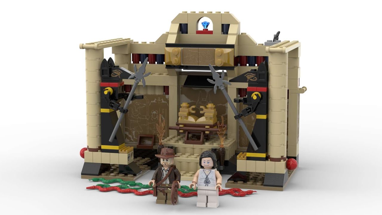 Lego 7621 Indiana Jones and the Lost Tomb Speed Build Studio Bricklink ...
