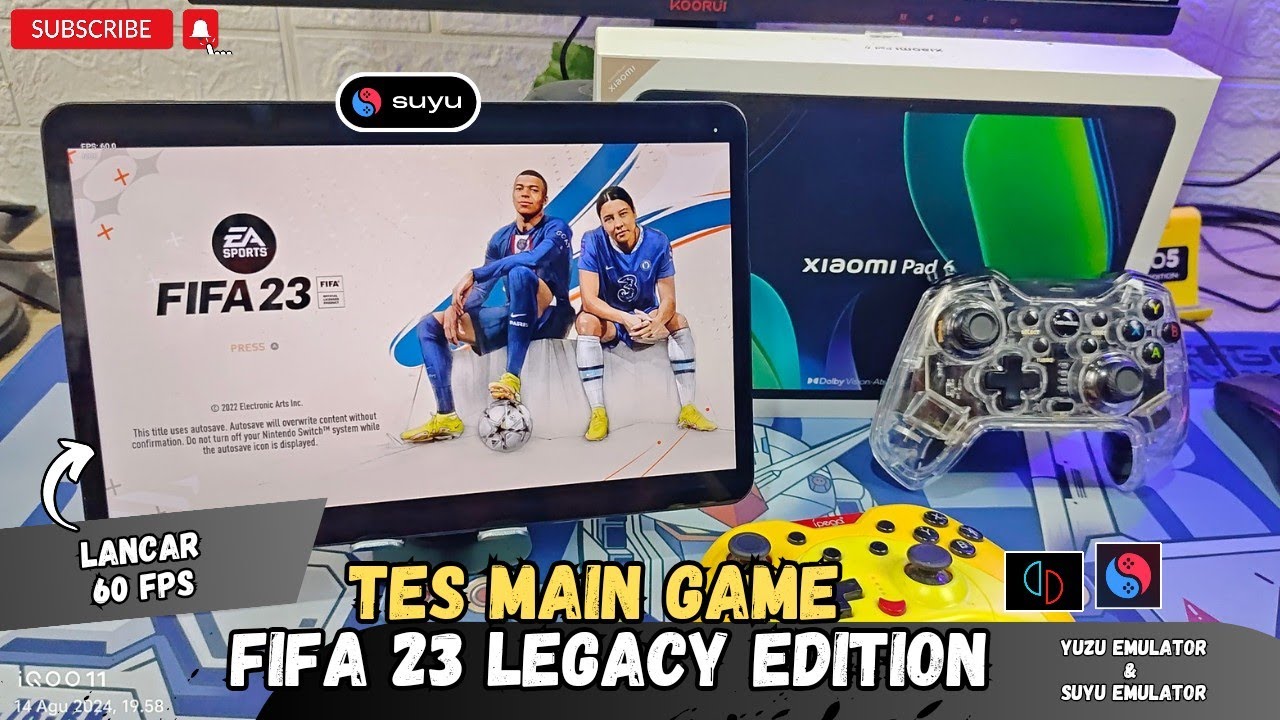 TES MAIN GAME FIFA 23 Legacy Edition Di Emulator YUZU & Emulator SUYU ...