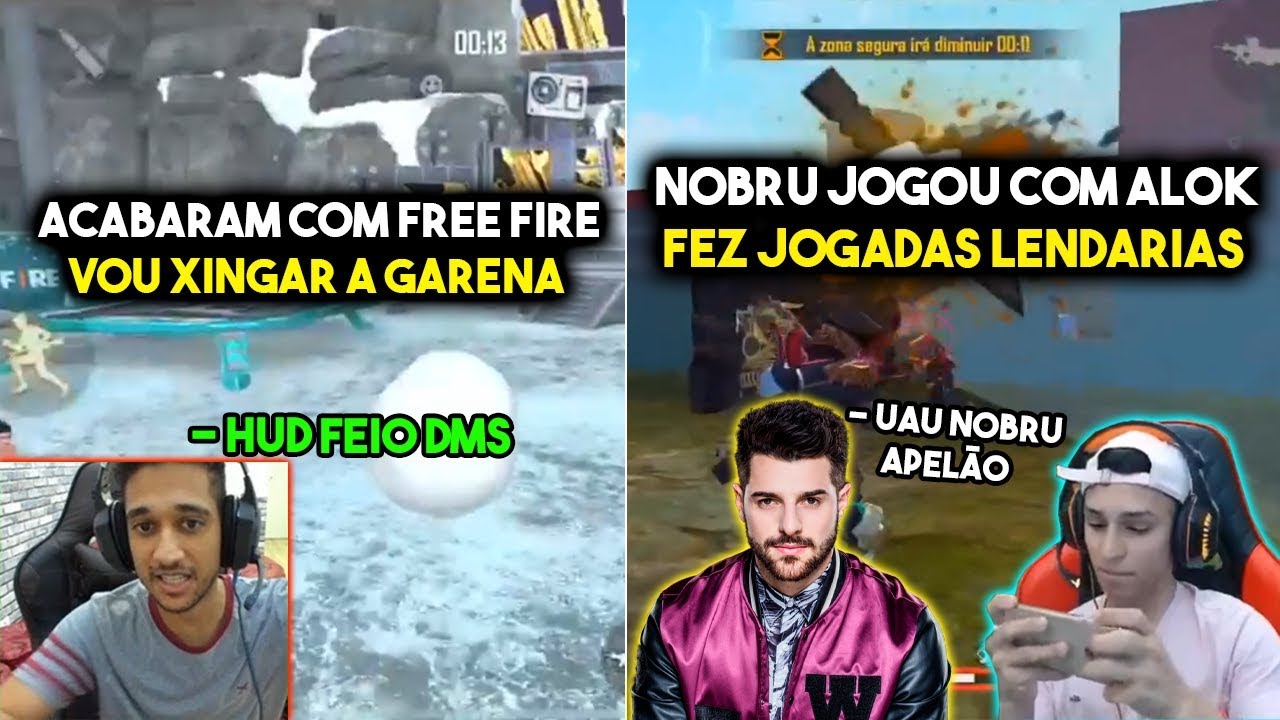 EL GATO DESABAFA SOBRE A NOVA ATUALIZAÇÃO, NOBRU IMPRESSIONA ALOK COM ...