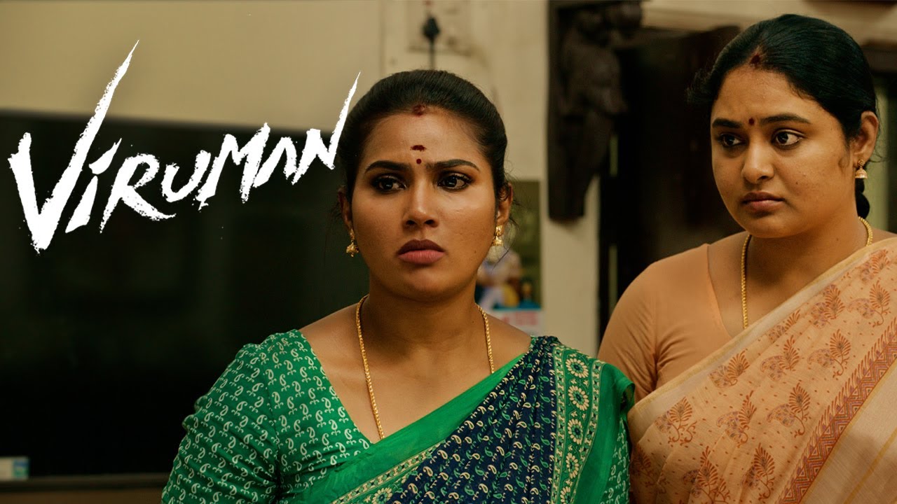 Viruman Tamil Movie | Karthi throws stones at his house | Karthi ...