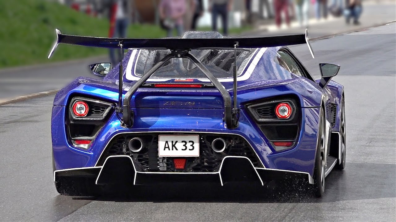 Zenvo TSR-S Twin-Supercharged feat. Active Aero | ENGINE SOUND ONLY ...