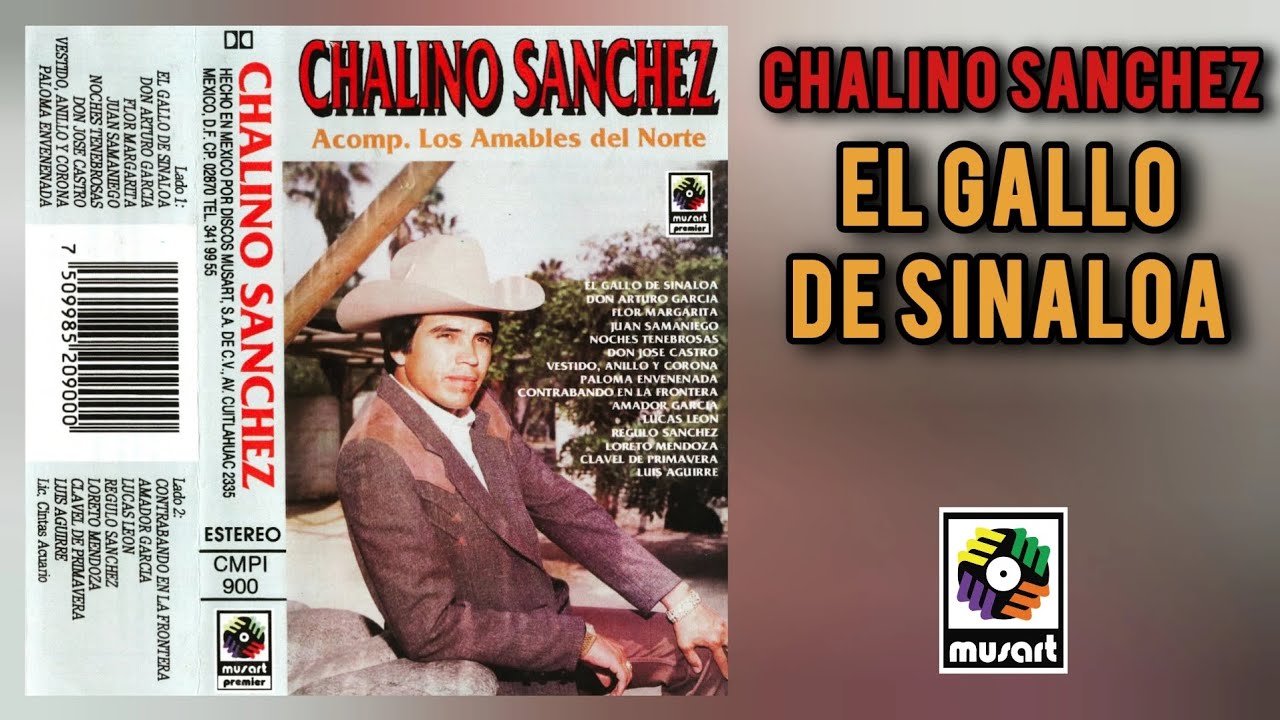 Clavel De Primavera - Chalino Sanchez - Cassette Musart - YouTube