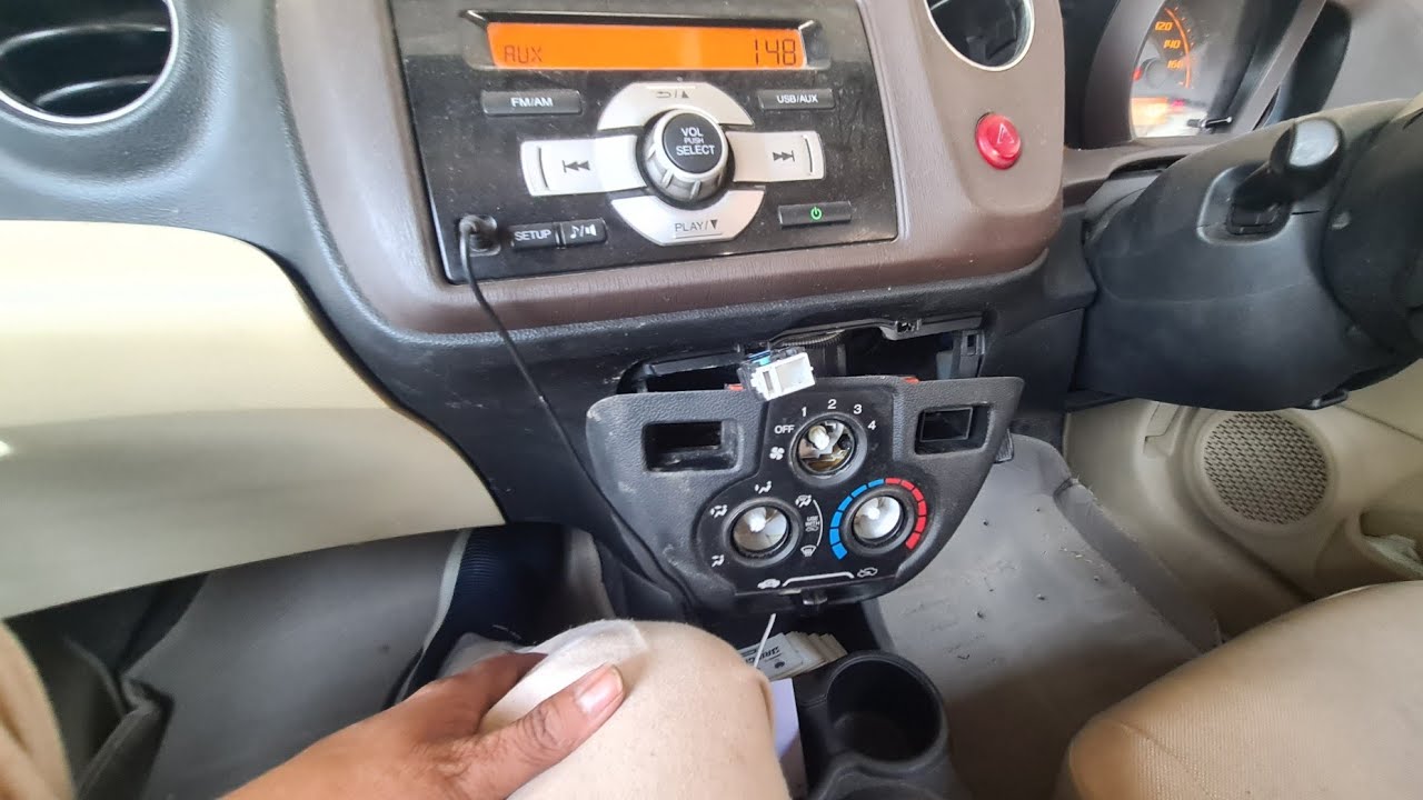 Honda amaze car ac switch Repair - YouTube