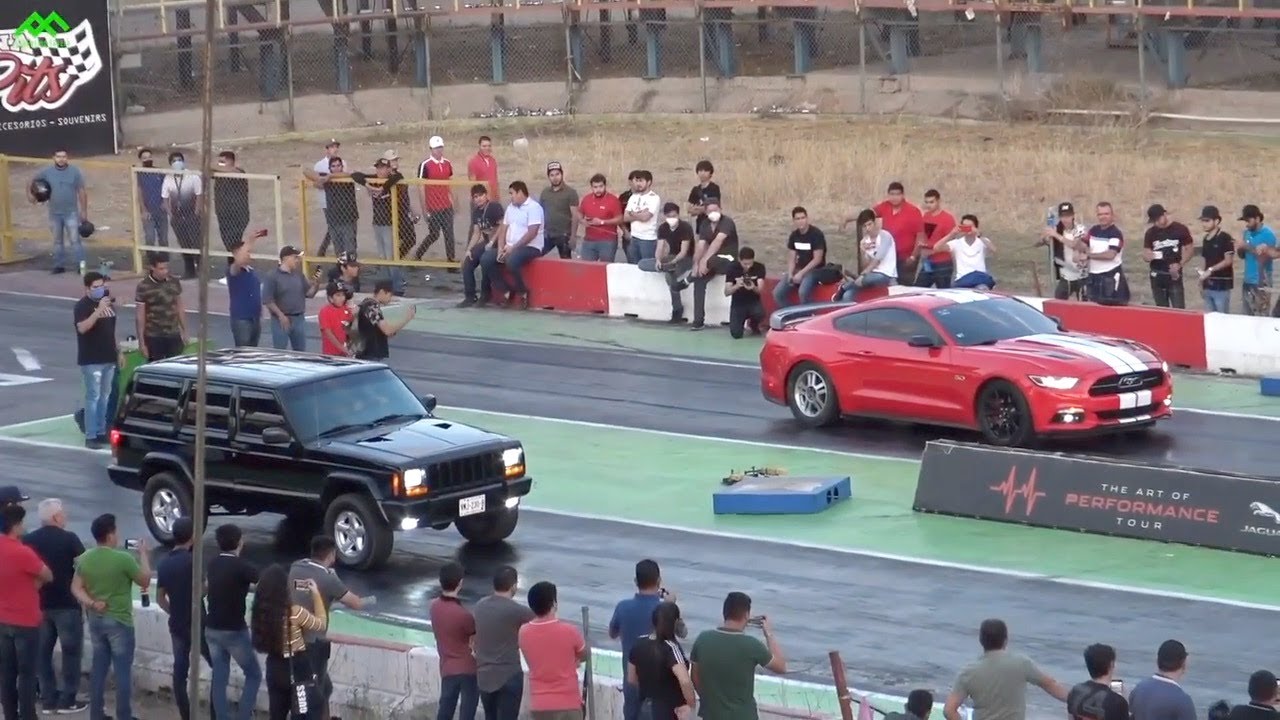 Cherokee Nitro vs Mustang 5.0 Nitro vs Cherokee Turbo | ARRANCONES ...