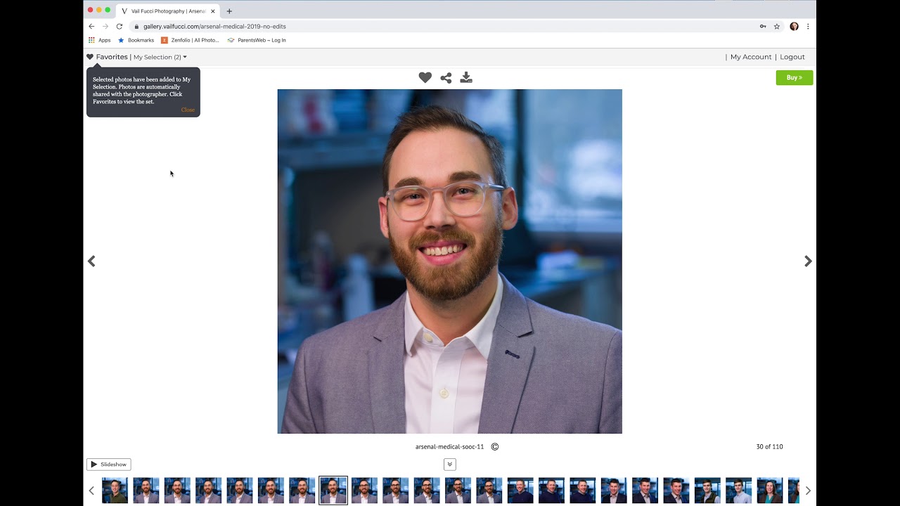 How to select favorites and send them to your photographer using ...