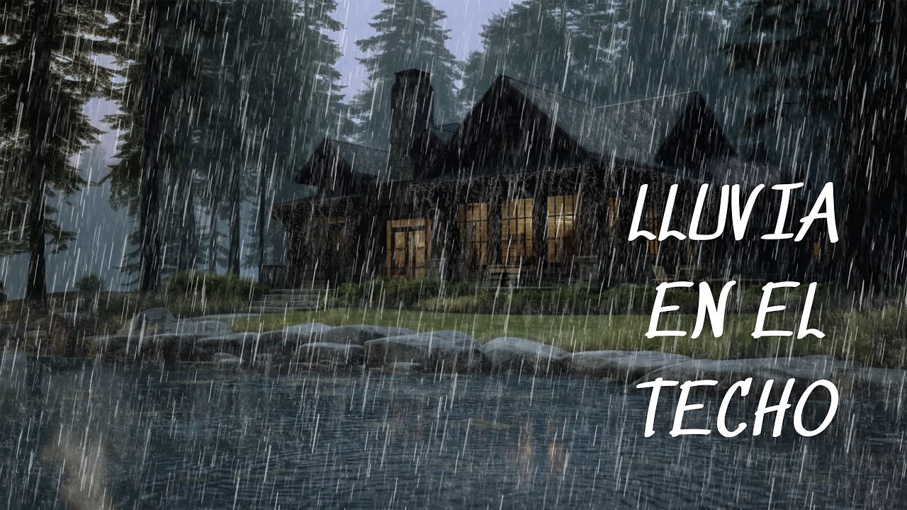 El sonido de la lluvia 🌧cayendo sobre el techo te ayuda a relajarte y ...
