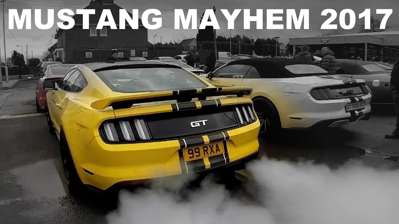 Mustang Mayhem 2017 (Wolverhampton Mustang meet up) - YouTube